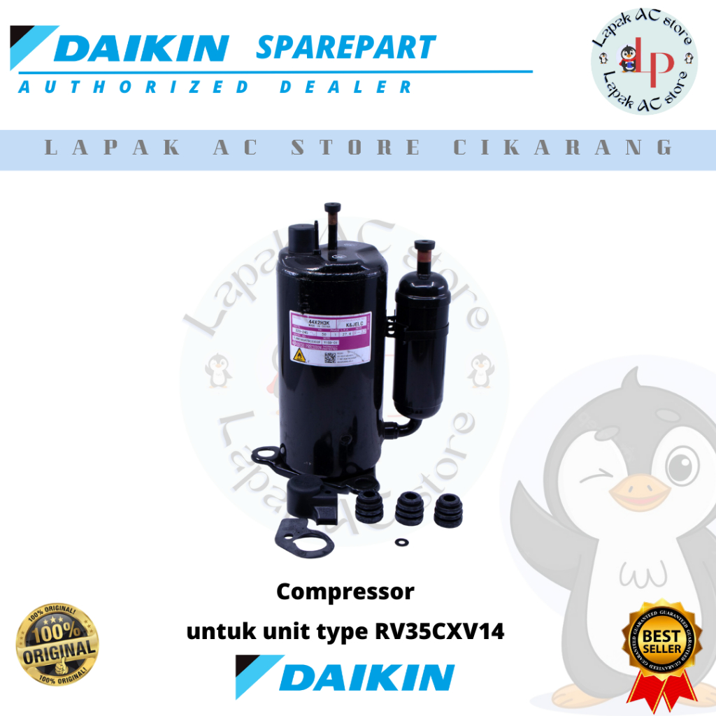 Jual Kompresor / Compressor AC DAIKIN Malaysia 1,5 PK RV35CXV14 | Shopee Indonesia