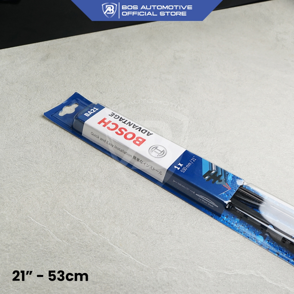 Jual Wiper Blade Bosch Advantage / Besi / Kipas Kaca Depan Mobil / Frame Hook 14" 16" 17" 18" 19 ...