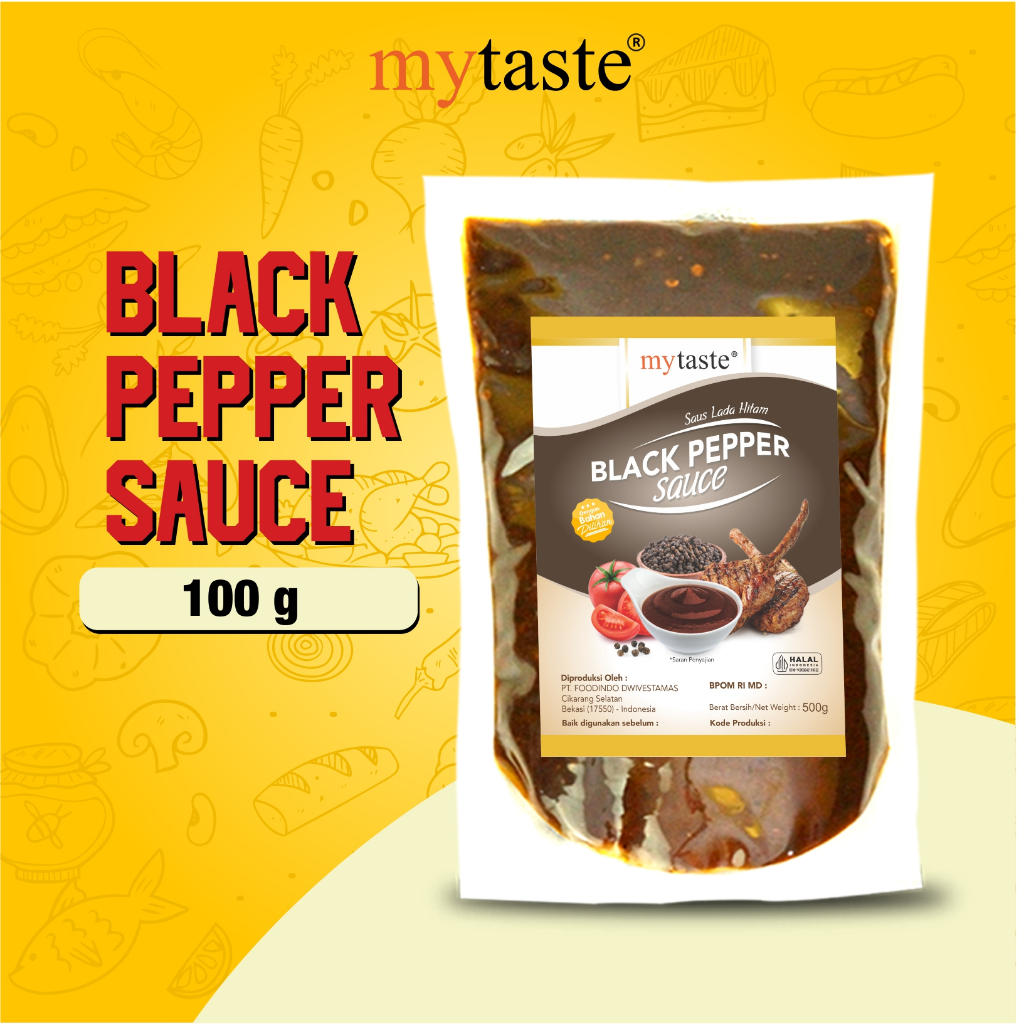 Jual My Taste BlackPepper Sauce 100gr Saus Lada Hitam Saus Barbeque ...