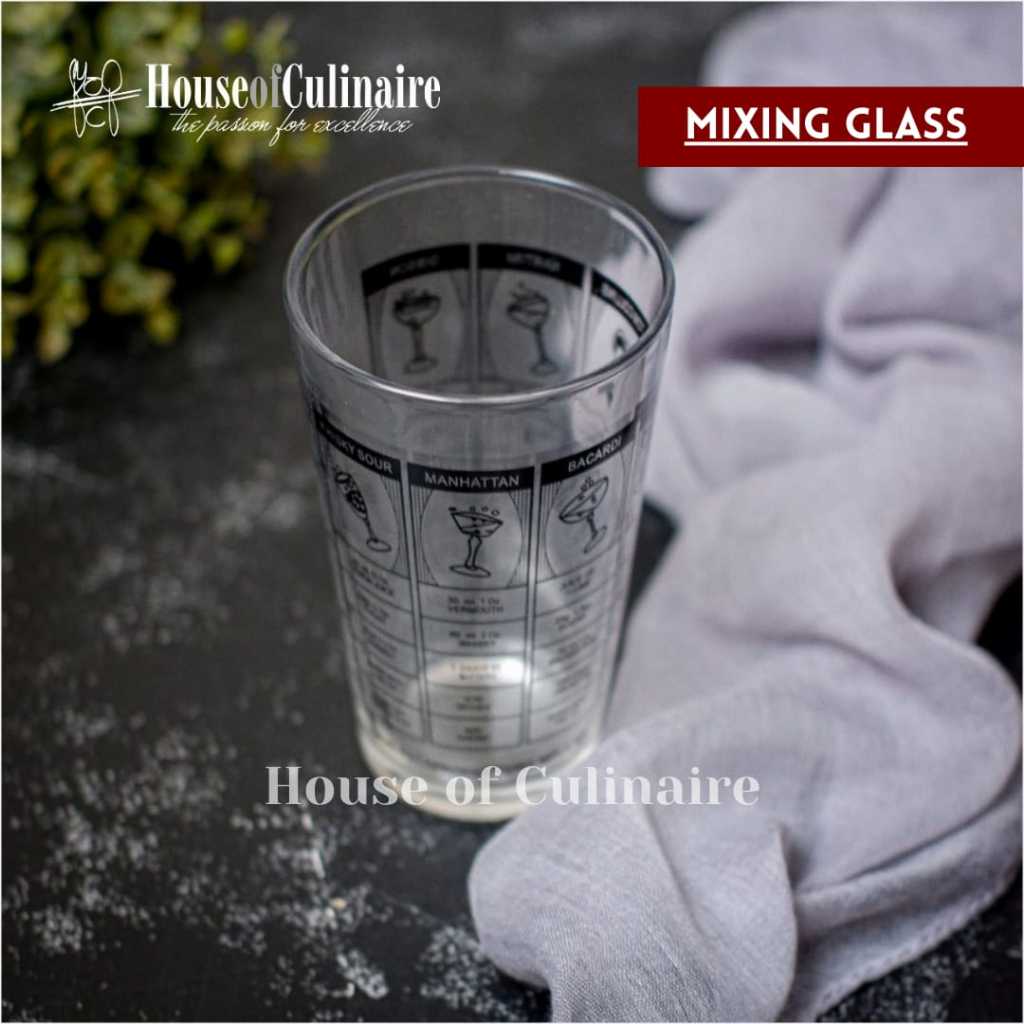 Jual Mixing Glass Bartender Cocktail Boston Shaker Measuring Gelas ...