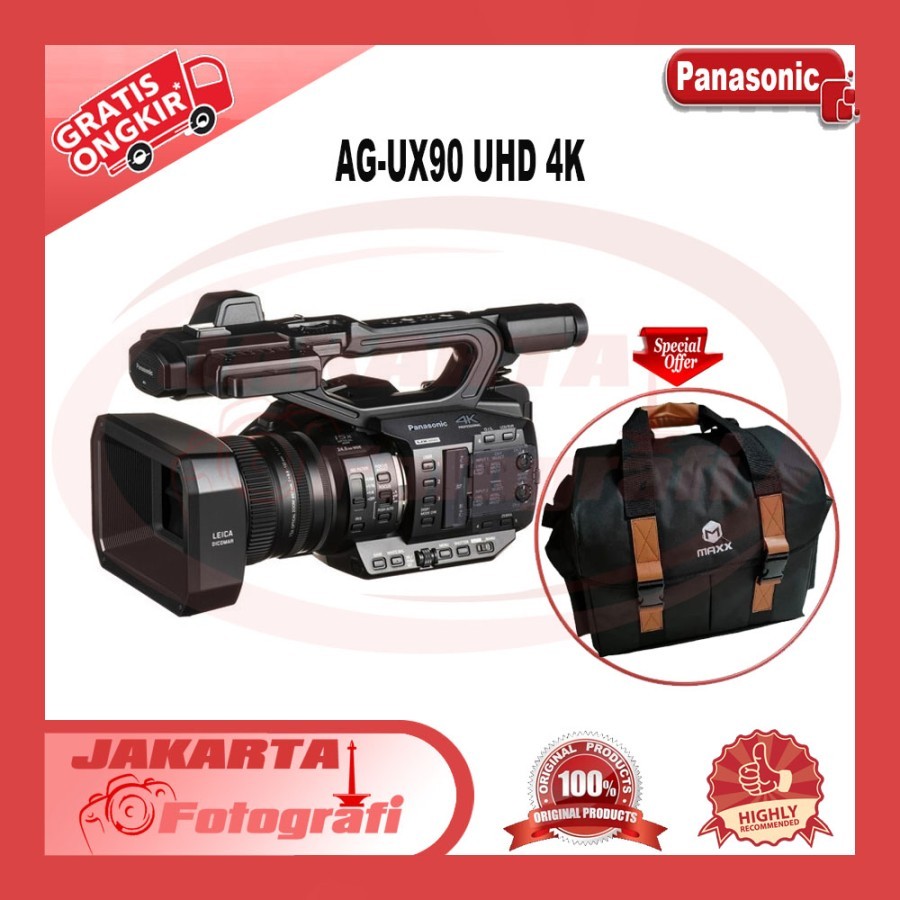 Jual Panasonic AG UX90 UHD 4K Professional Camcorder UX 90 Original ...