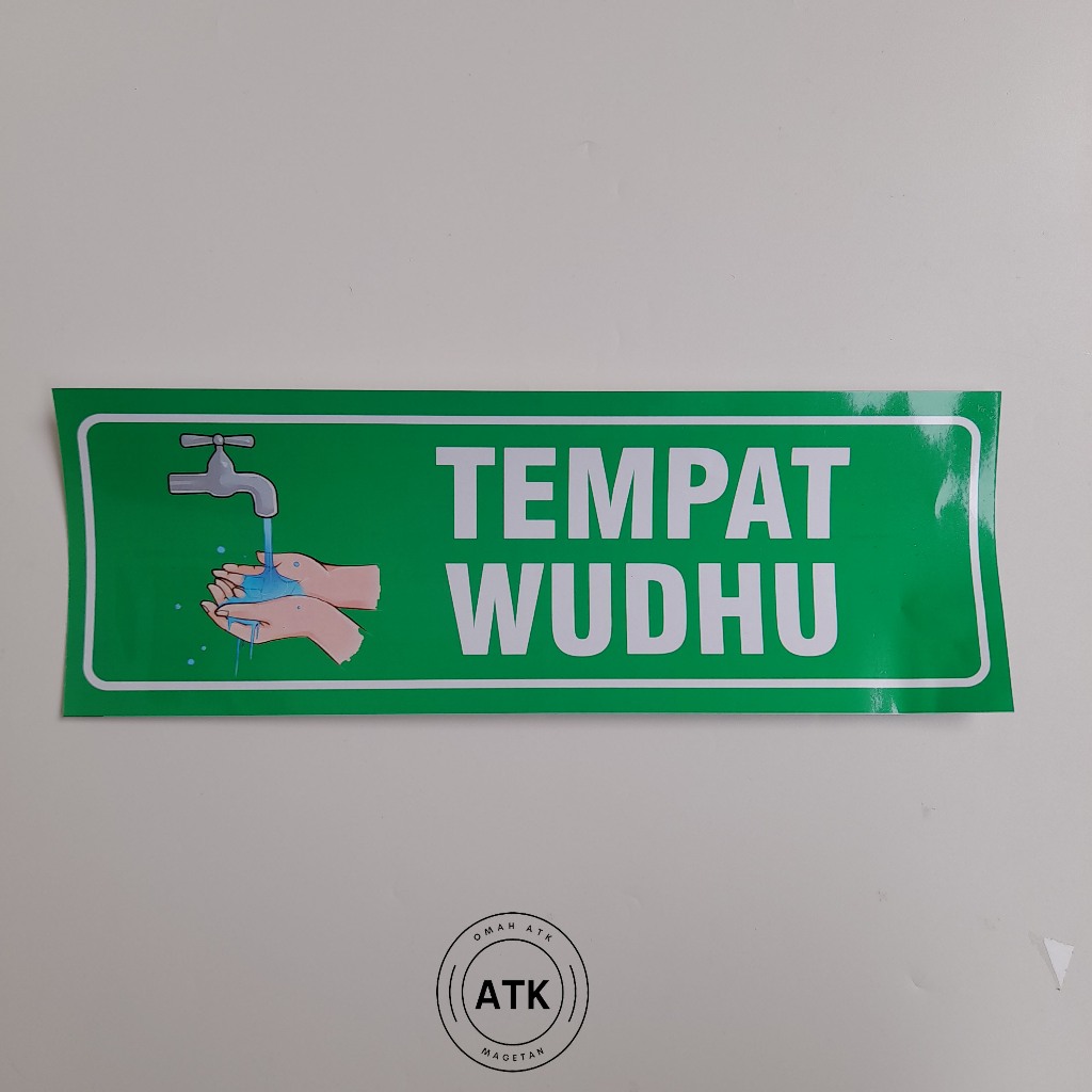 Jual Stiker Tempat Wudhu - Stiker Tempat Ibadah | Shopee Indonesia