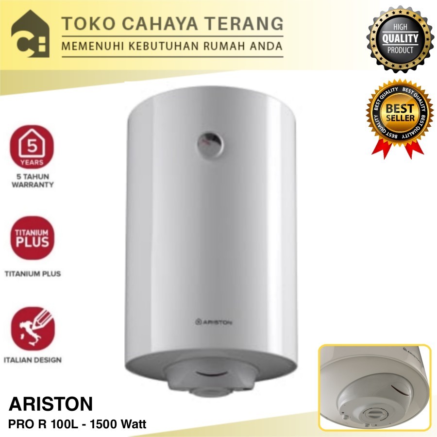 Jual Water Heater Listrik ARISTON PRO R 100L 1500 Watt / Ariston ...