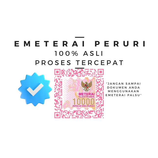Jual E-MATERAI/MATERAI ELEKTRONIK ASLI VALID PERURI | Shopee Indonesia