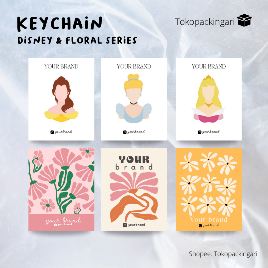 Jual Alas Packing | Keychain Series | Paper Aksesoris | FREE PLASTIK ...