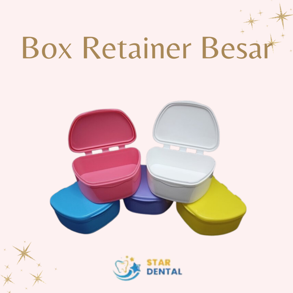 Jual Kotak retainer BESAR dental denture box gigi palsu tempat wadah ...