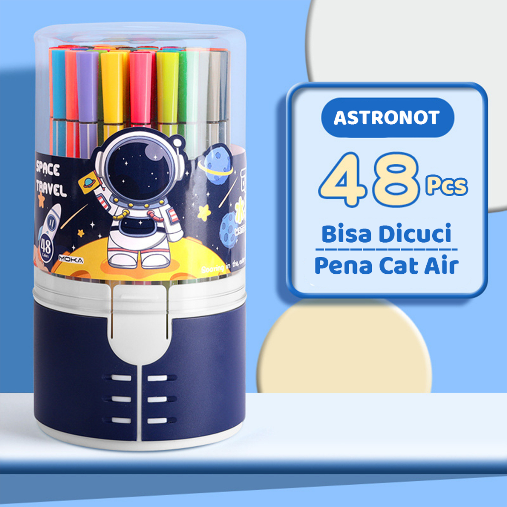Jual [READY] Aimilo Spidol Warna Warni 1 Set Hexagonal Watercolor ...