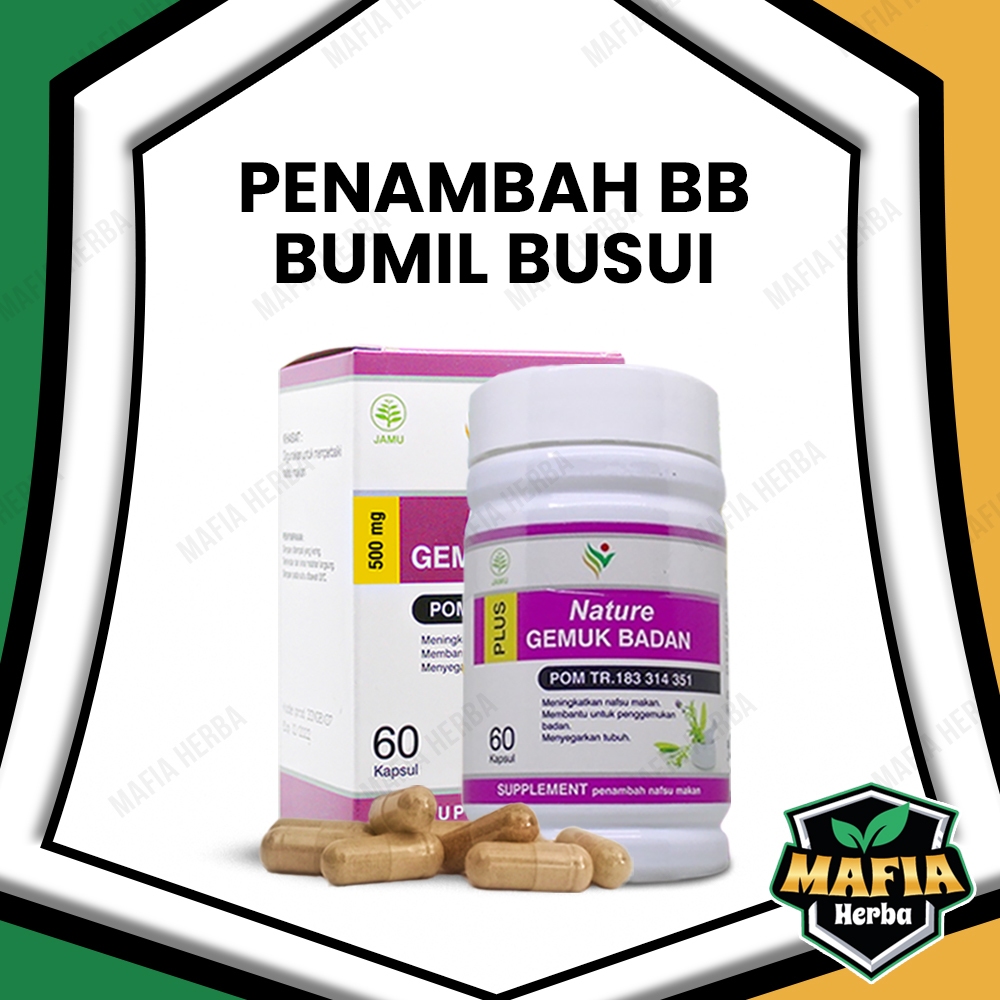 Jual NATURE OBAT Vitamin PENGGEMUK BADAN AMPUH Racikan Farmasi Original ...