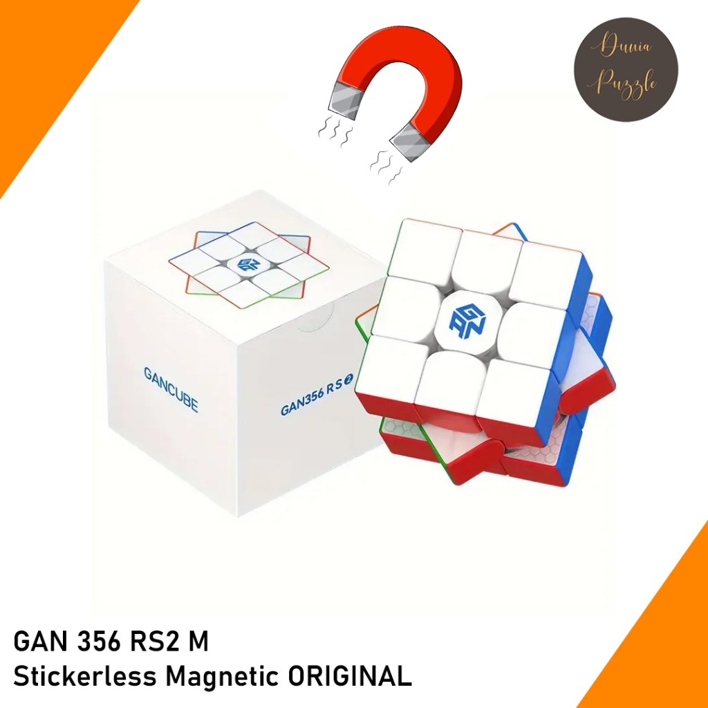 Jual Cube 3x3 GAN 356 RS2 M Stickerless Custom Magnet Magnetic ORIGINAL ...