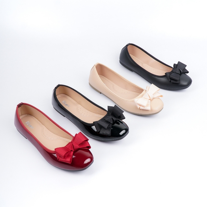 Jual Blow Siena Folding Flats Lipat Shoes Sepatu Hitam Wanita Balet ...