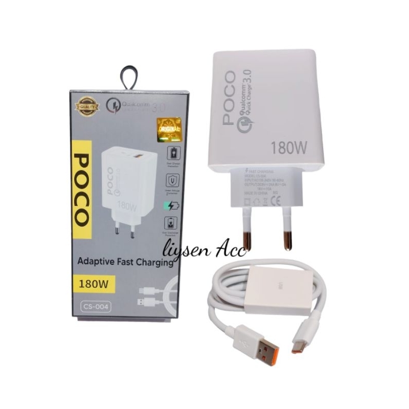 Jual Charger Cas POCO M5 M5S M4 5G X5 Pro F4 GT 180w 180 wat Original ...