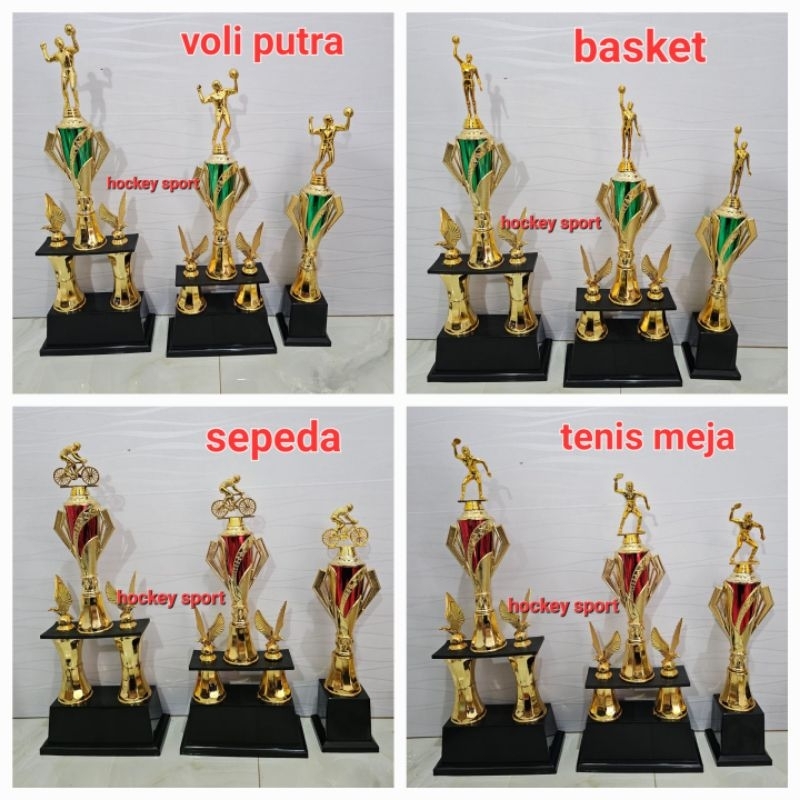 Jual Trophy Piala Badminton / Sepak Bola / Tenis Meja / Musik / Burung ...