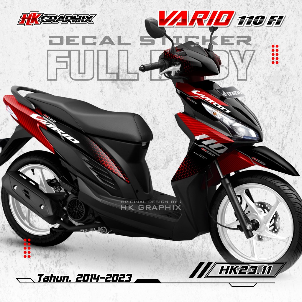 Jual COD Decal Sticker Full Body VARIO 110 Fi ESP 2013 2014 2015 2016 ...