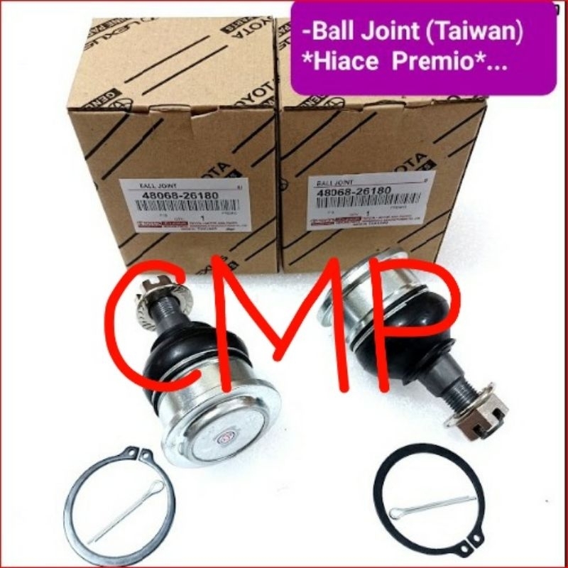 Jual BALL JOINT BAL JOIN TOYOTA HIACE PREMIO 48068-26180 ORIGINAL ...