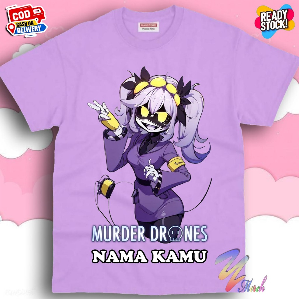 Jual Tshirt Atasan Anak Perempuan Animasi Murder Drones / Kaos Baju ...