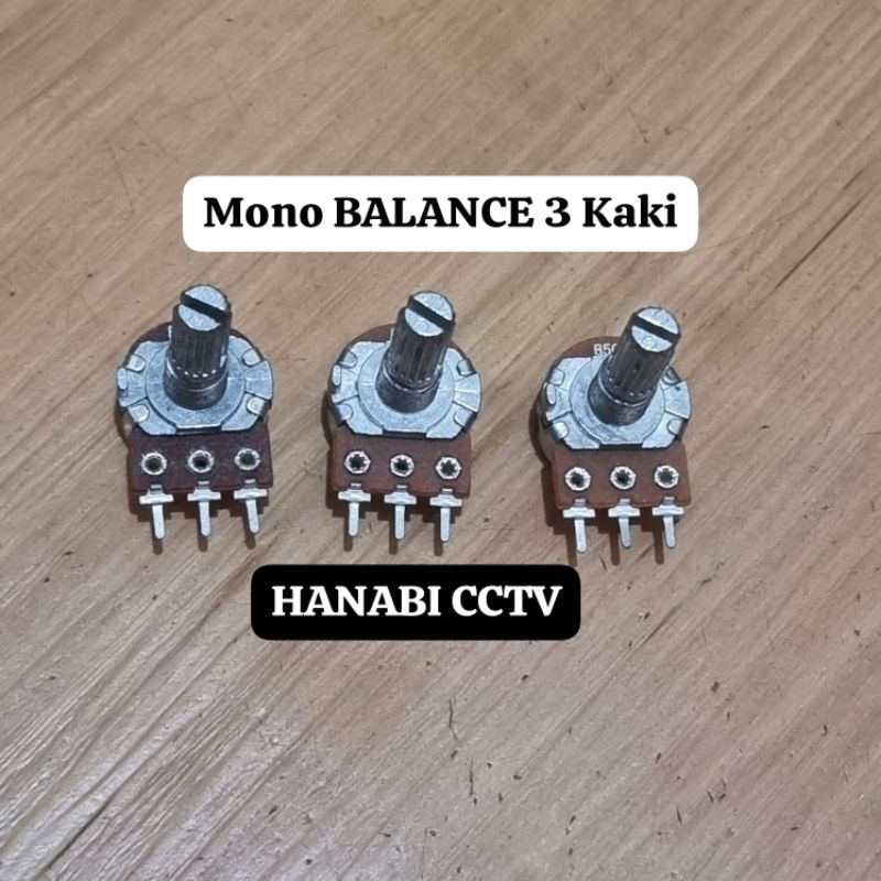 Jual Potensio BALANCE Mono As Panjang 20mm Kaki 3 Aplus 10K 50K 100K | Shopee Indonesia