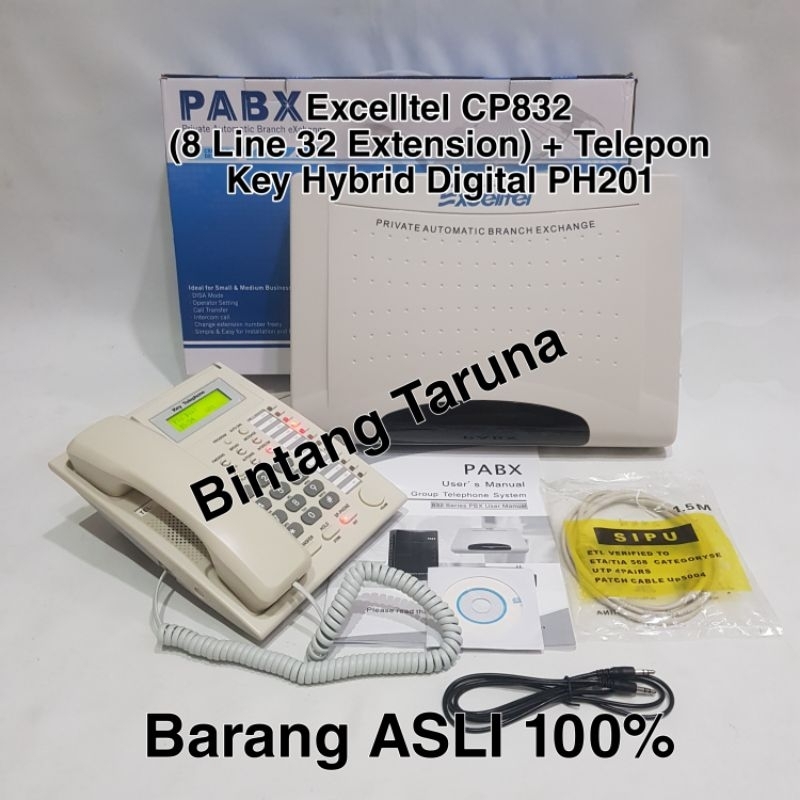 Jual Pabx Excelltel CP832 Pabx Hybrid Excelltel CP832 PBX EXCELLTEL 8 ...