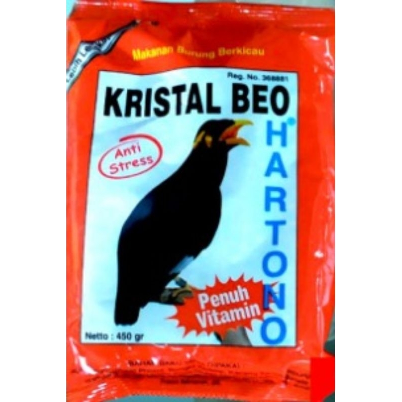 Jual KROTO KRISTAL BEO HARTONO PAKAN BURUNG BEO BERNUTRISI TINGGI 450 ...