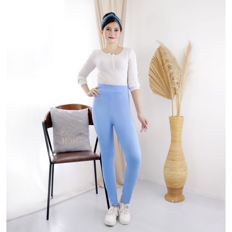 Jual legging basic higwast import / leging senam / lejing aeorobic / leging hijab / legging ...