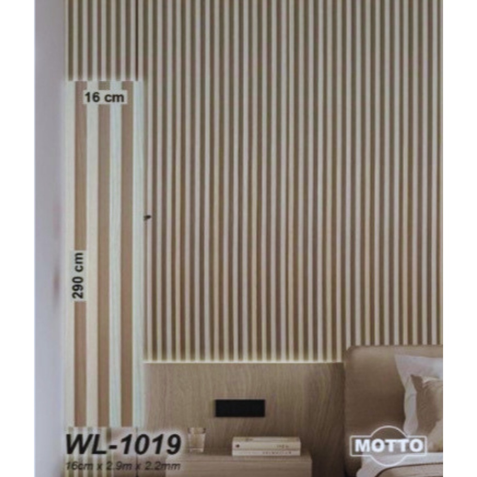 Jual Klaim promo KodeUu1U5 Wood Panel WPC Wall Panel PVC Kisi Kisi ...