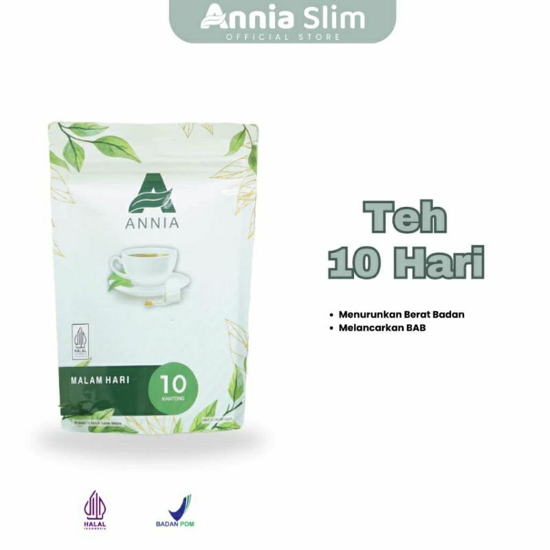 Jual ANNIA DIET SLIMING TEA 10 HARI - Pelangsing Herbal | Shopee Indonesia