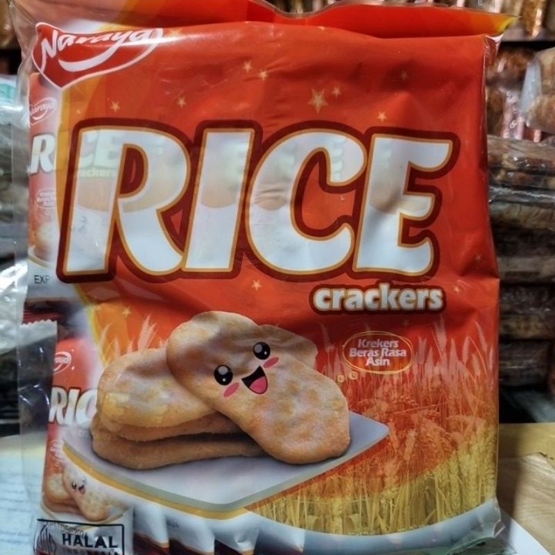 Jual naraya rice cracker asin 105g-des 24 | Shopee Indonesia