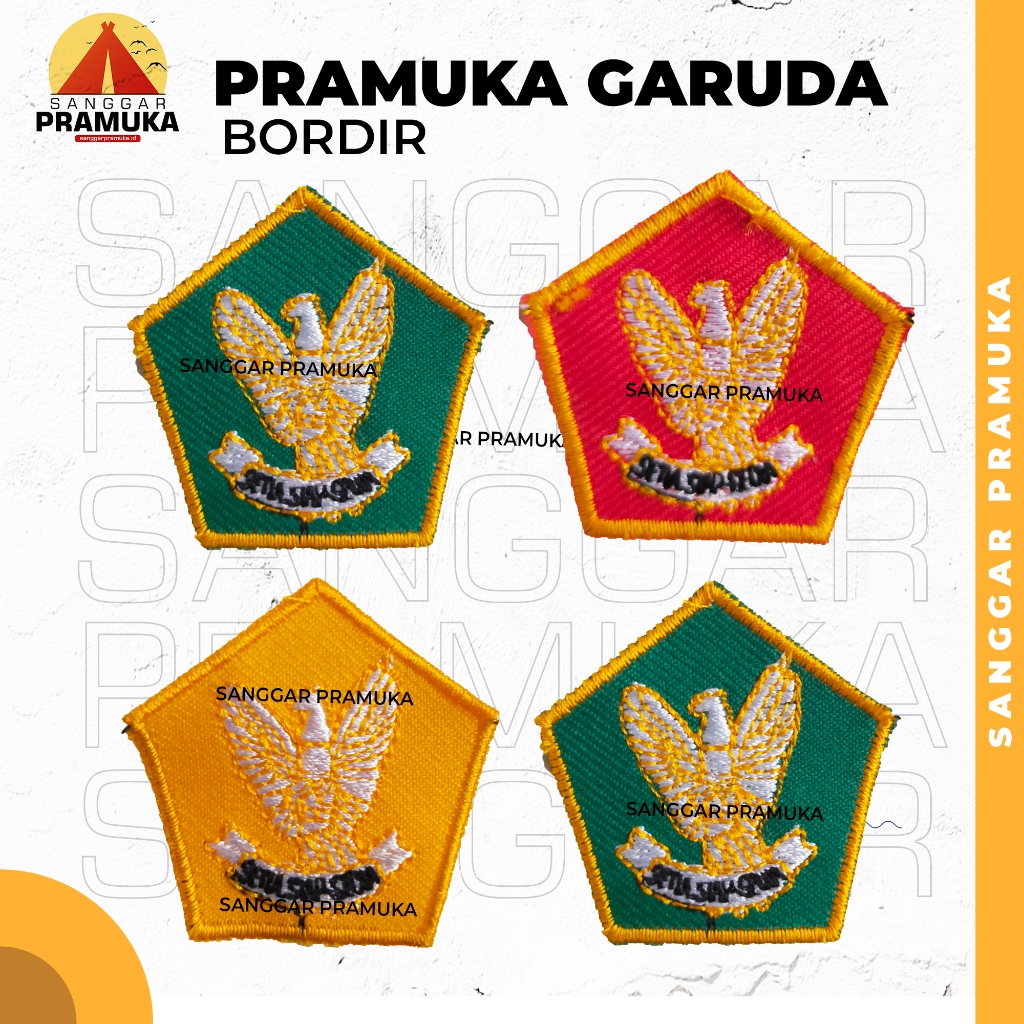 Jual Pramuka Garuda Bordir Pramuka Garuda Badge Pramuka Garuda Badge ...