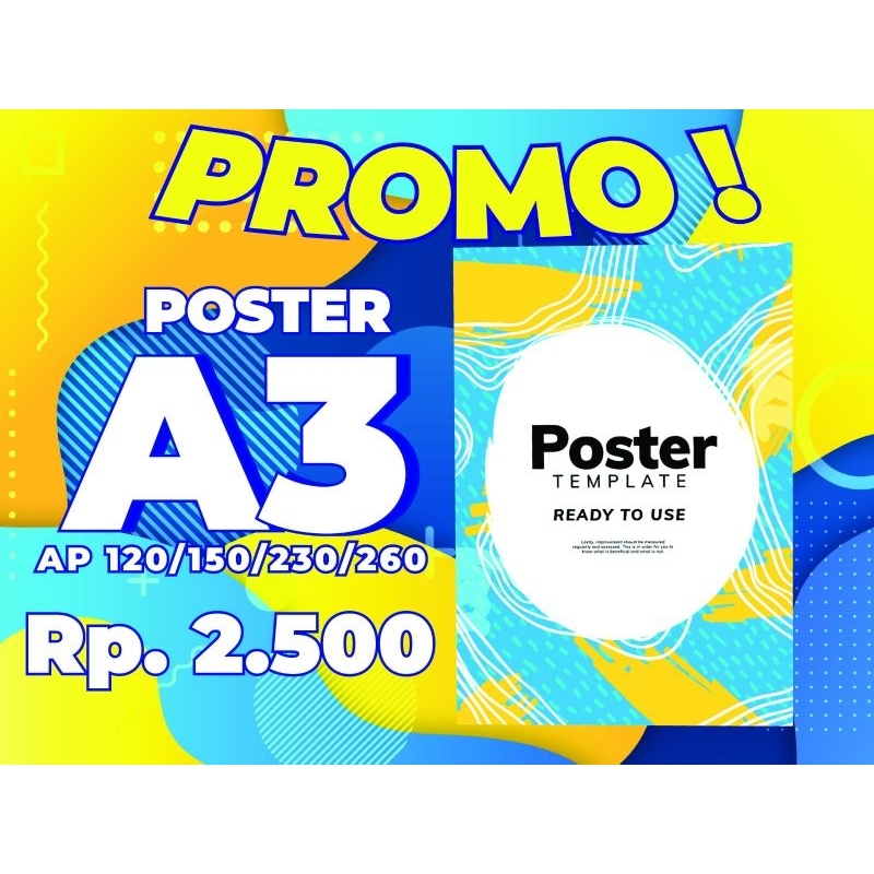 Jual PROMO CETAK POSTER A3 | Shopee Indonesia