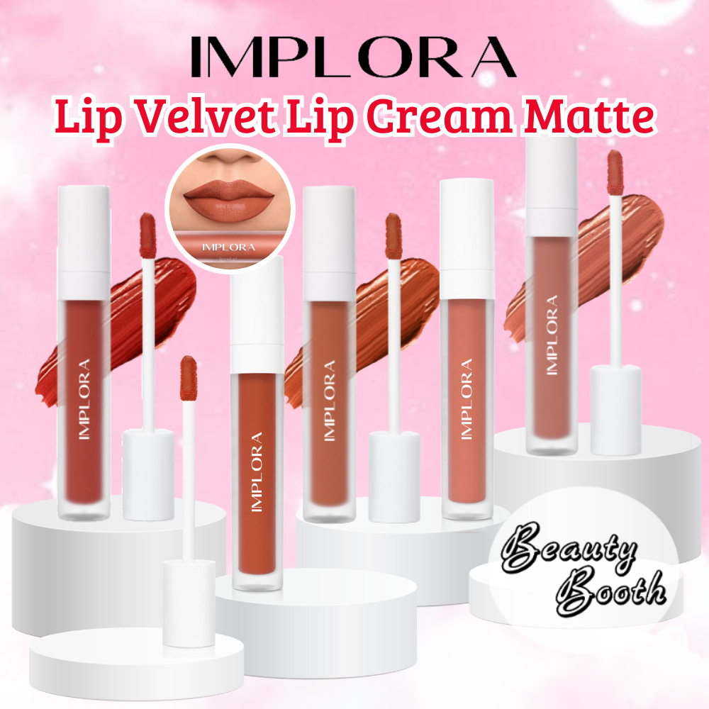Jual IMPLORA Lip Velvet Lip Cream Matte | Lipmatte - Beauty Booth ...