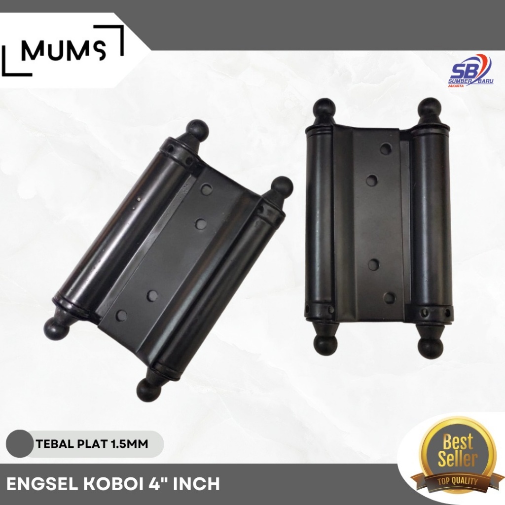 Jual Engsel Koboi koboy 4" inch / Engsel Pintu dua arah Bolak Balik ...