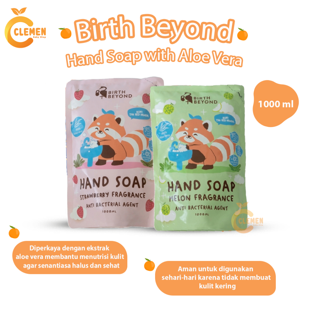Jual Birth Beyond Hand Soap with Aloe Vera 1000ml (Sabun Cuci Tangan ...