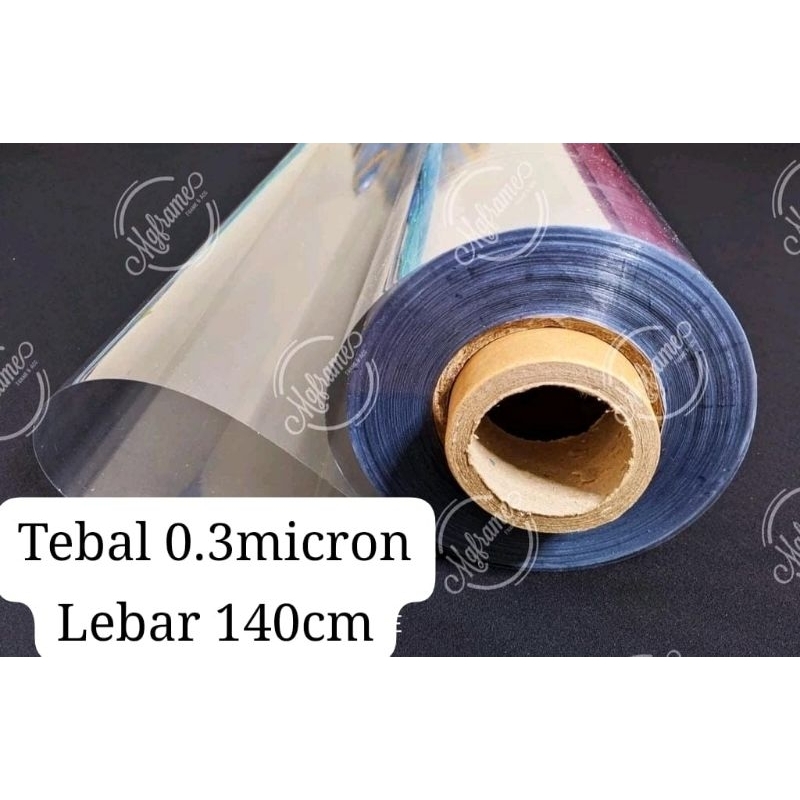 Jual Plastik Mika Rigid Kaku PVC Clear Bening Tebal 0,25 0.25mm Lebar 140cm Mika Hantaran Kotak ...