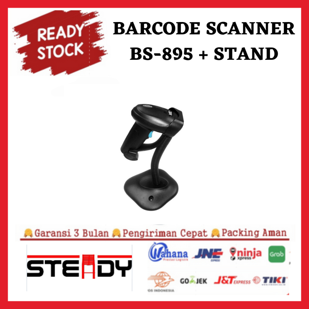 Jual BARCODE SCANNER 2D VSC BS-895 QR CODE EFAKTUR + STAND AUTO SENSE ...