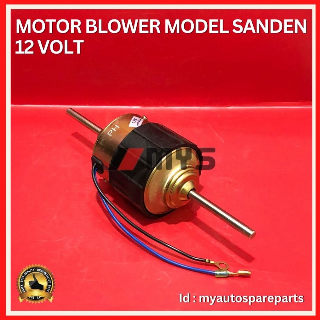 Jual MOTOR BLOWER UNIVERSAL AC Mobil Model SANDEN 12VOLT 12V BLOWER SD ...