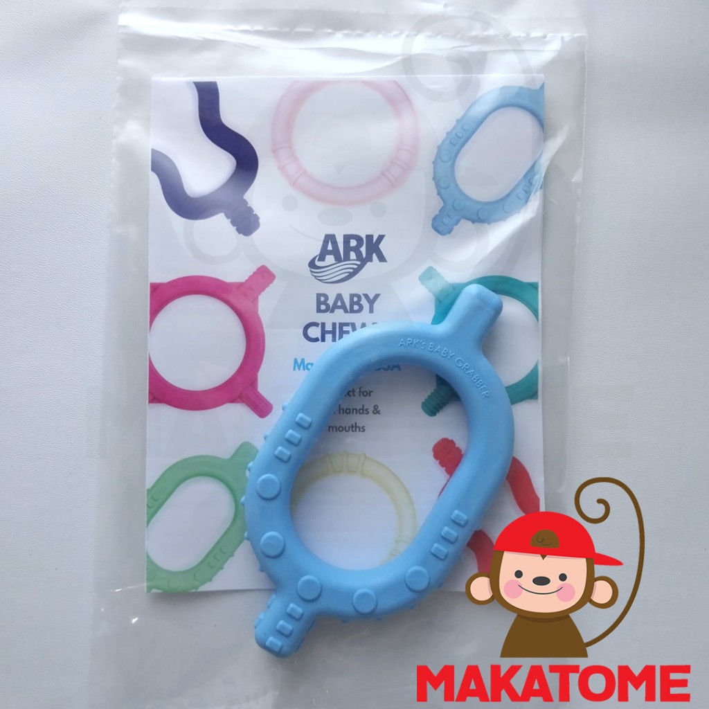 Jual ARK Baby Grabber Standard Light Blue Oral motor Chew Therapy Ark's ...