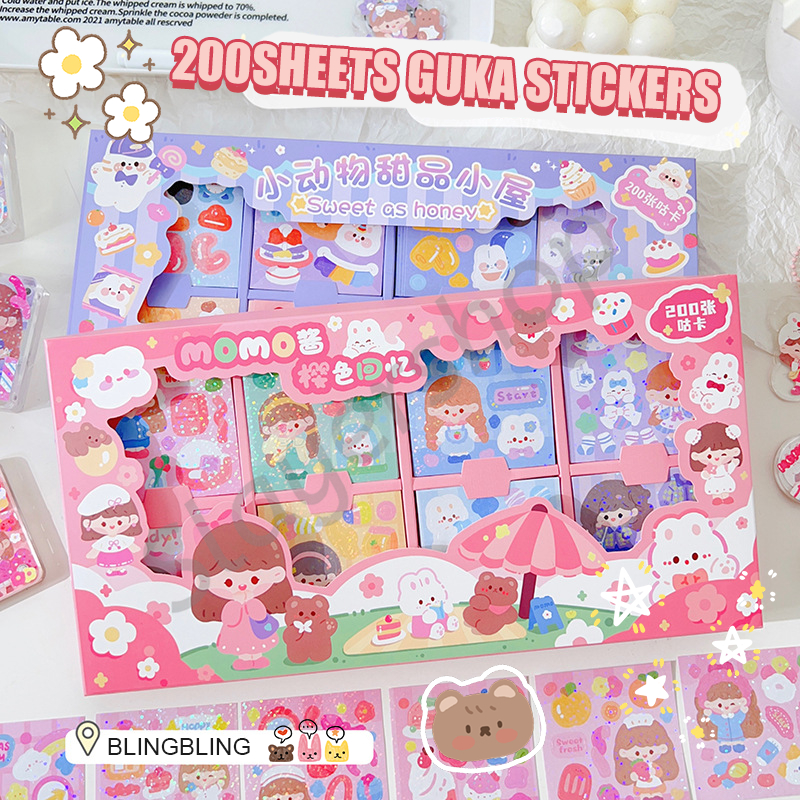 Jual Stiker Lucu 1 Set Box Tema Kartun Stiker Label untuk Buku Pegangan ...