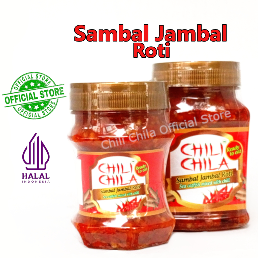 Jual Chili Chila Sambal Jambal Roti Halal 140 gr & 210 gr | Shopee ...