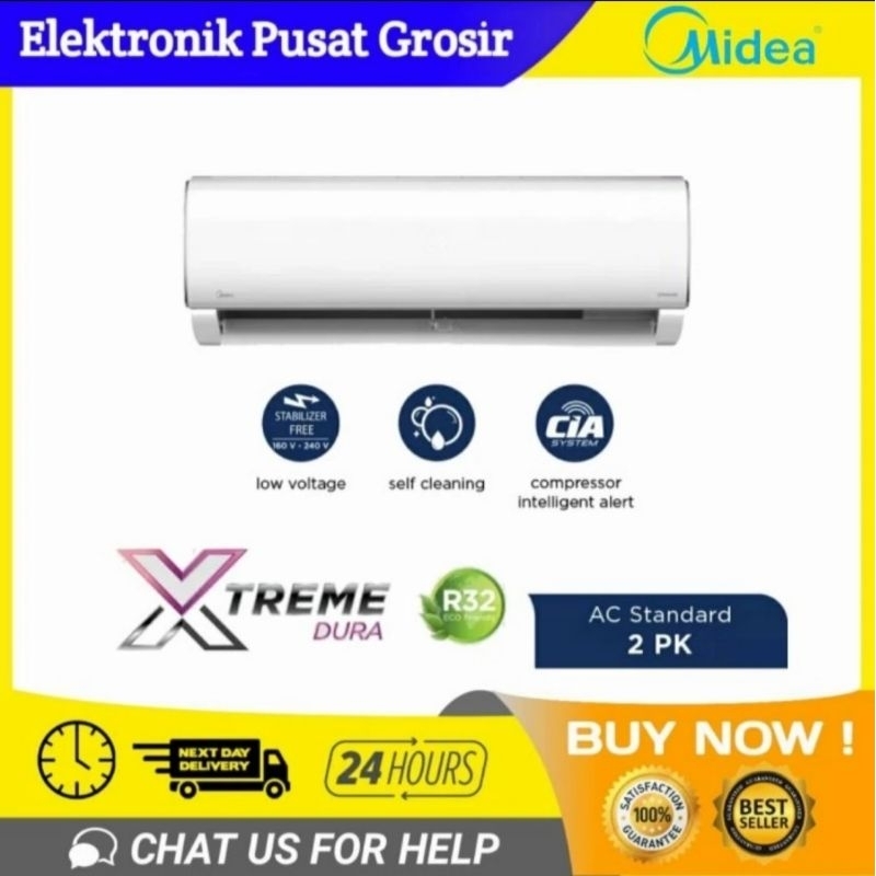 Jual AC MIDEA 2 PK MSAF-18CRN 18CRN 2PK AC STANDAR LOW WATT R32 EXTREME ...