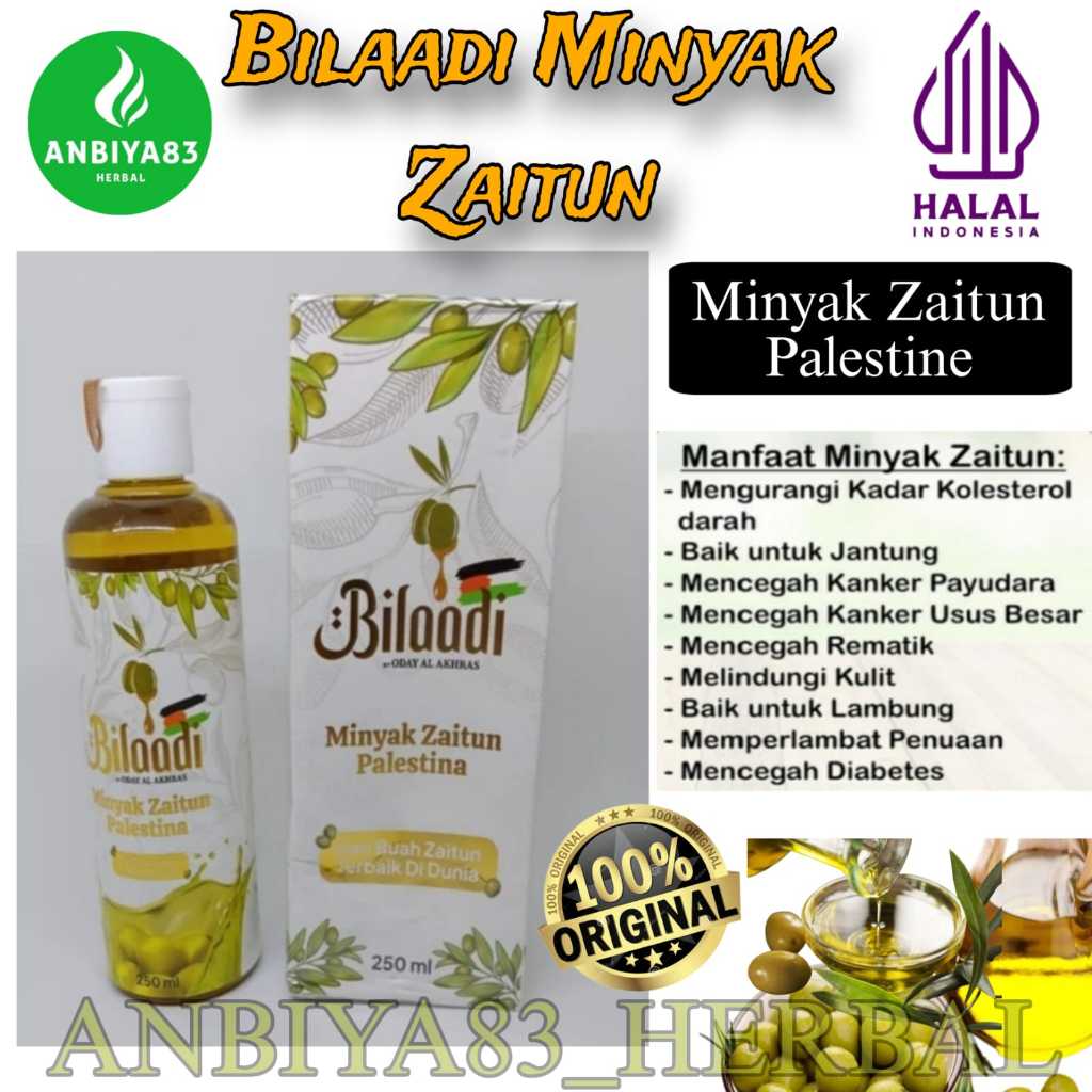 Jual BILAADI Minyak Zaitun Palestina / Extra Virgin Olive Oil Variasi ...