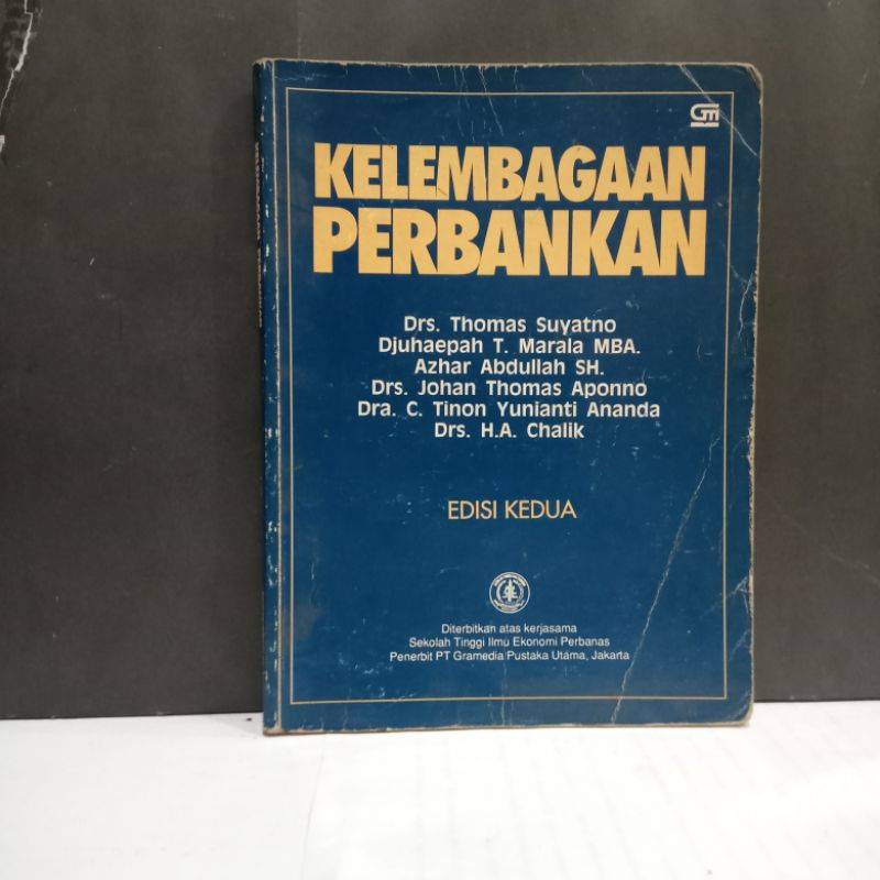Jual Buku Kelembagaan Perbankan - Drs. Thomas Suyatno | Shopee Indonesia