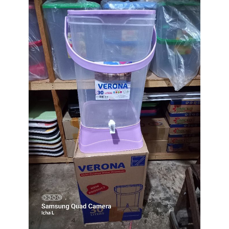 Jual Dispenser verona Ukuran 30 liter/Dispenser air/tempat es teh ...