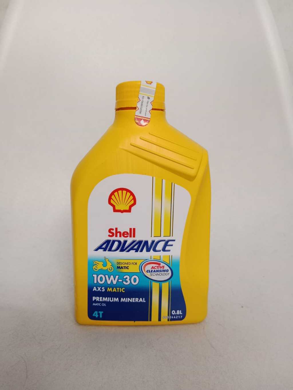 Jual Oli Shell Advance AX5 MATIC 10W-30 API SL JASO MB 0.8 Liter ...