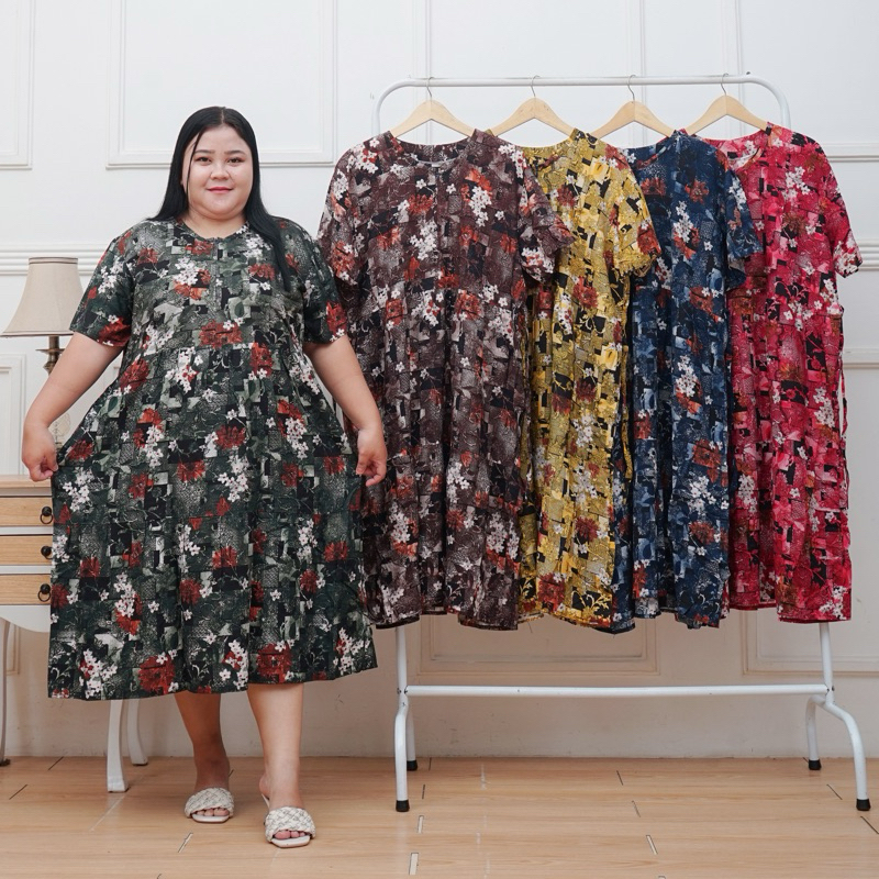 Jual [NEW ARRIVAL] Daster Jumbo Ld 130 Cm | Daster Motif Terbaru Busui ...