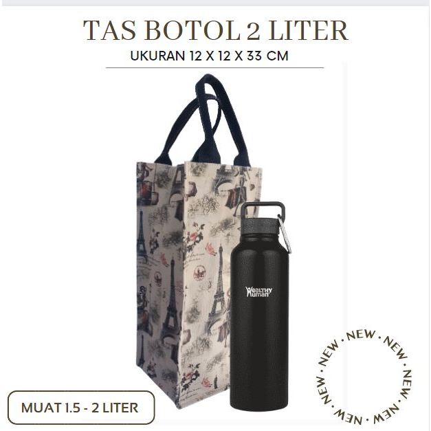 Jual tas botol susu,tas tumbler 1000ml / tas botol tupperware 1 liter ...