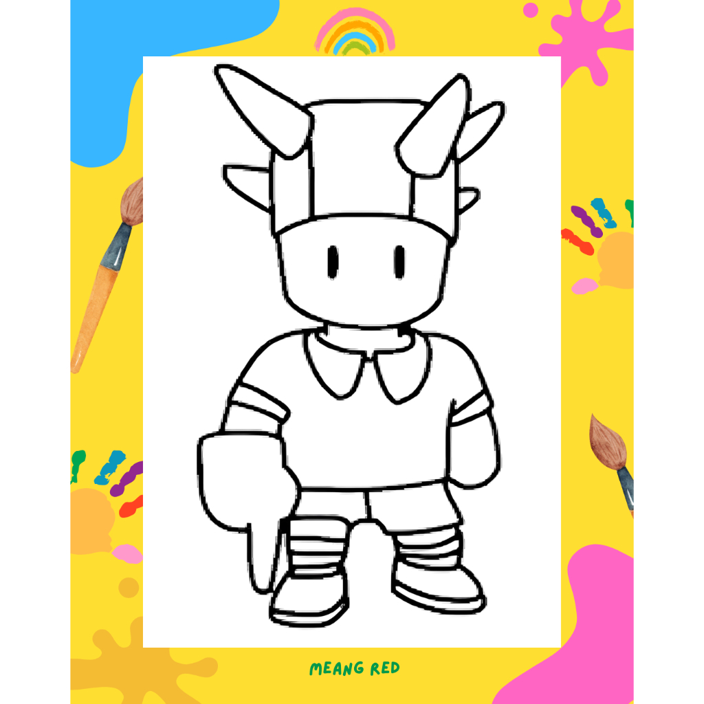Jual STUMBLE GUYS | KERTAS MEWARNAI ANAK | COLORING PAPER FOR KID ...