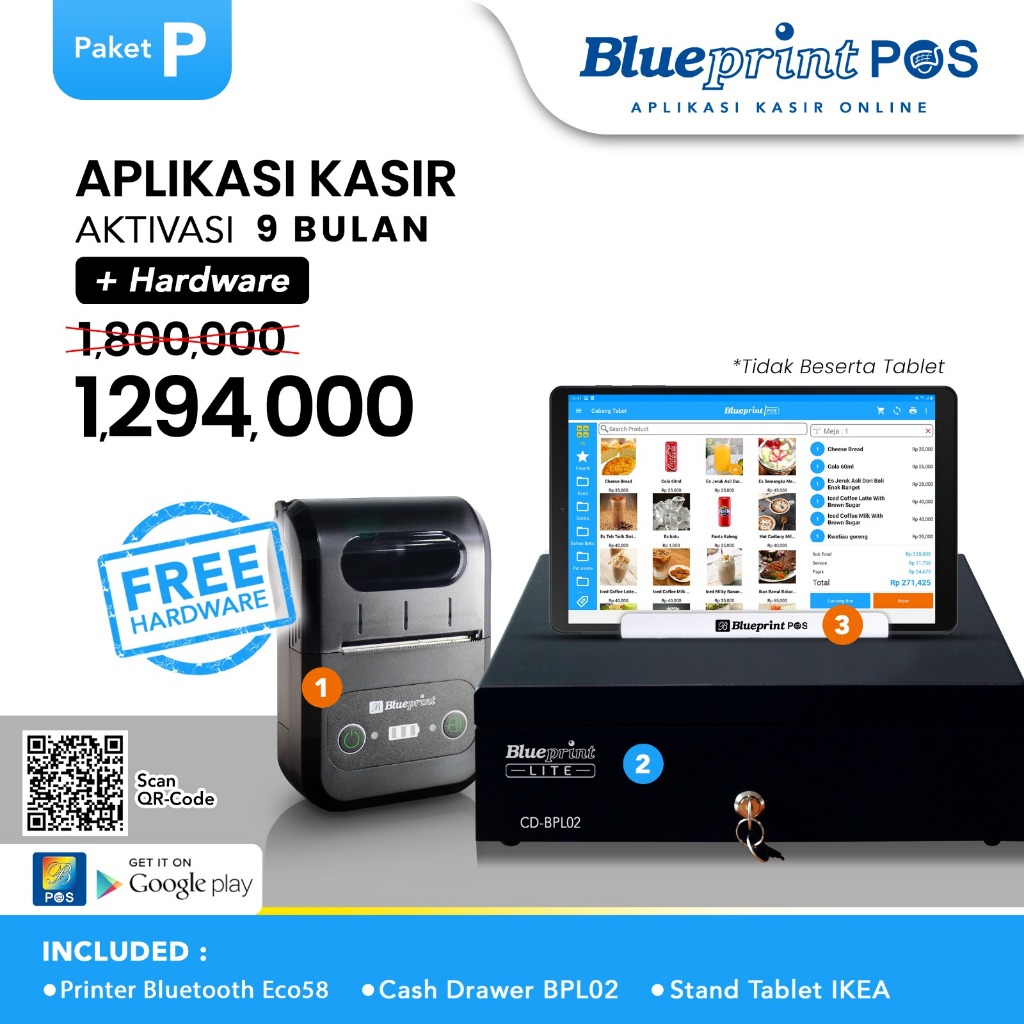 Jual Paket Printer Portable ECO58 Free Langganan 9 Bulan Aplikasi Kasir ...