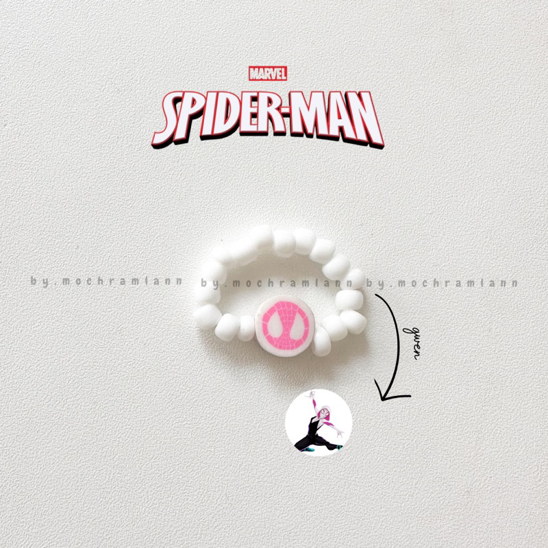 Jual Gelang Couple Spiderman Miles Morales & Gwen Stacy | Spiderman ...