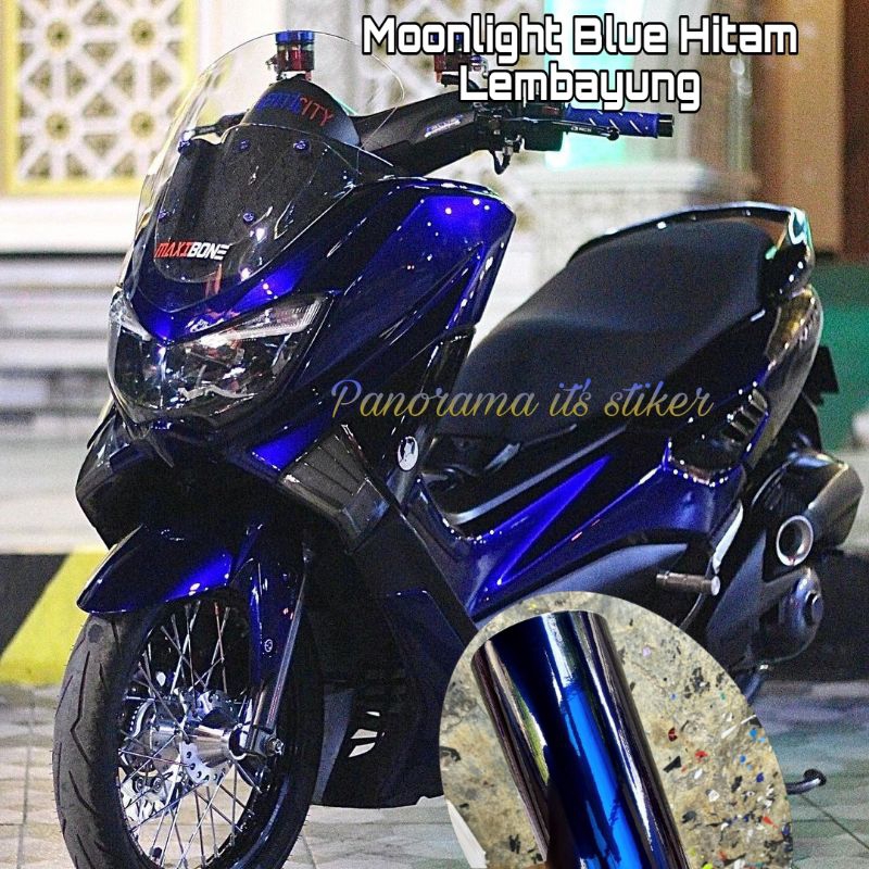 Jual Stiker Skotlet Hitam Lembayung Biru Scotlite Moonlight Blue Hitam ...