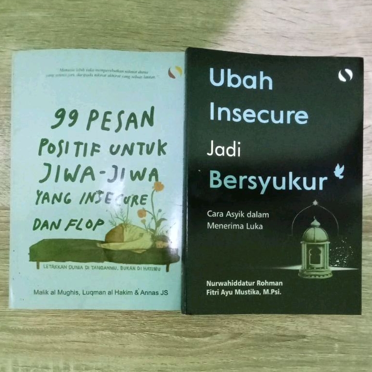 Jual PAKET 2 BUKU 99 PESAN POSITIF DAN UBAH INSECURE JADI BERSYUKUR ...