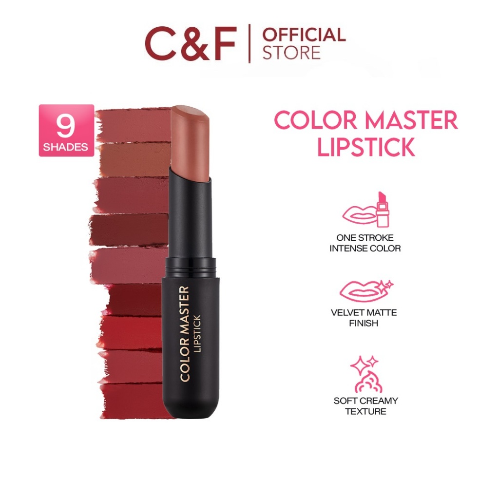 Jual C&F - Flormar Color Master Lipstick | Lipstik Creamy melembapkan ...